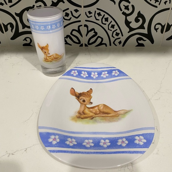 Disney | Kitchen | New Disney Store Bambi Melamine 9 Easter Plate And ...